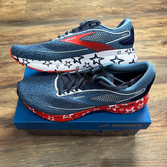 Brooks | Shoes | Brooks Trace 2 Usa Stars Patriotic Running Shoes ...
